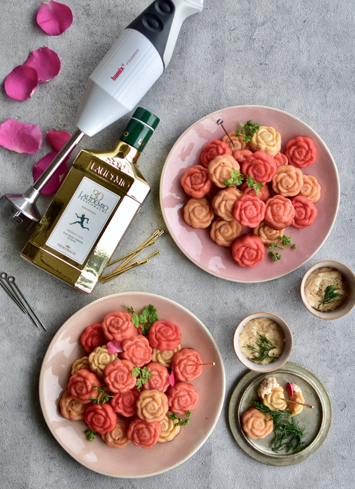 ＠reiko.t.tableさんの【ビーツのプチケークサレとチーズサーモンディップ】 | BETTER VEGE LIFE